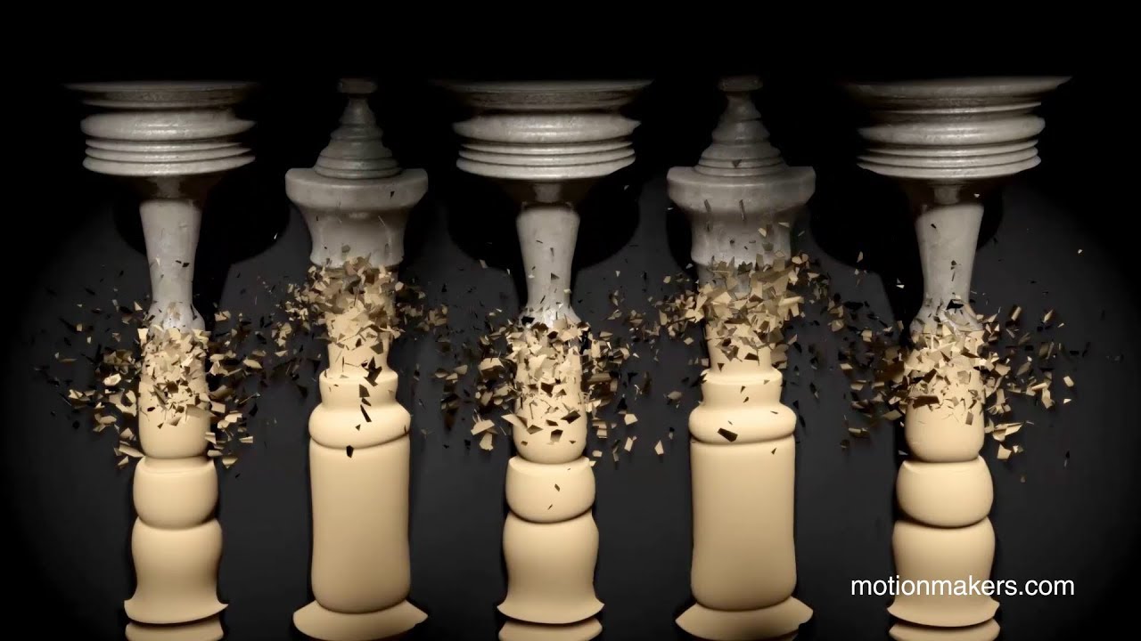 Projection Mapping on The Illusion Pillar - YouTube
