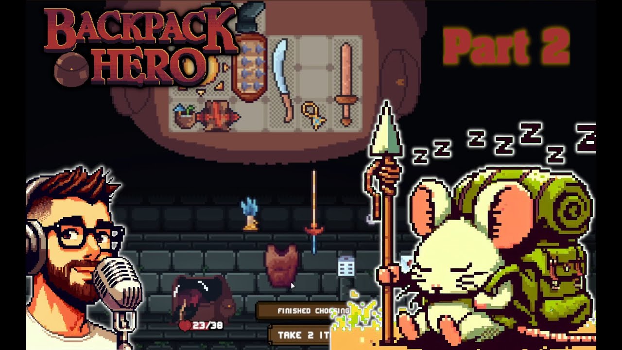 Backpack Managing with bad items - Backpack Hero - Laid back gaming ...