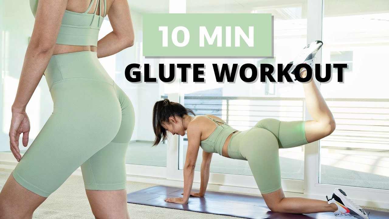 10 Min Glute Workout No Equipment No Jumping Lets Get Peachy