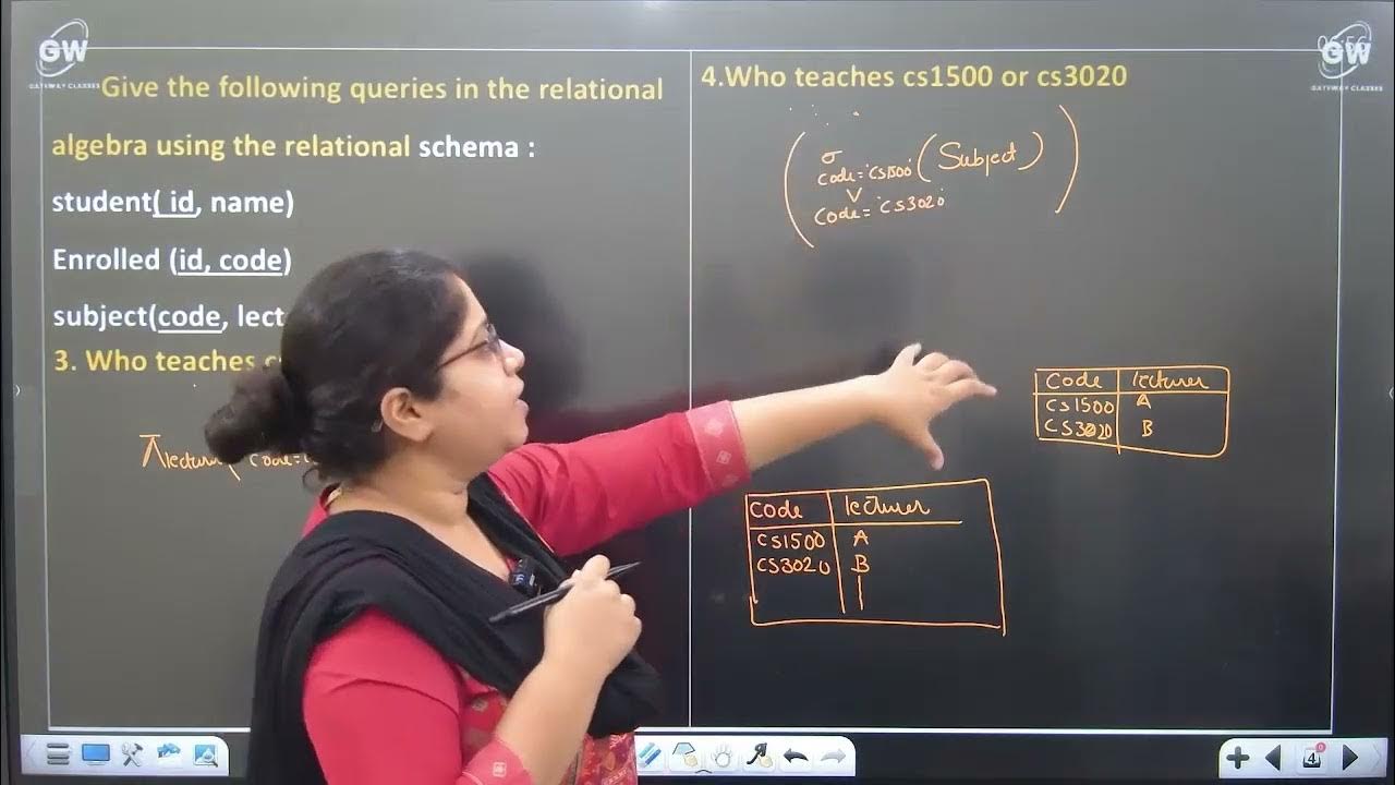 DBMS II ONE SHOT Revision I U-2 Part-5 II Relational Algebra Numerical II @Btecheasy lec5 - YouTube