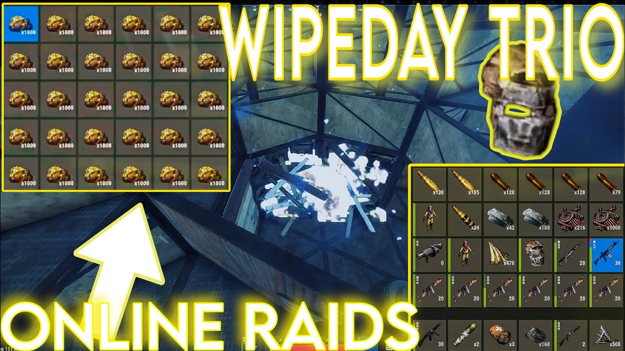 How a REAL TRIO TAKES ON WIPEDAY |Rust Console - YouTube