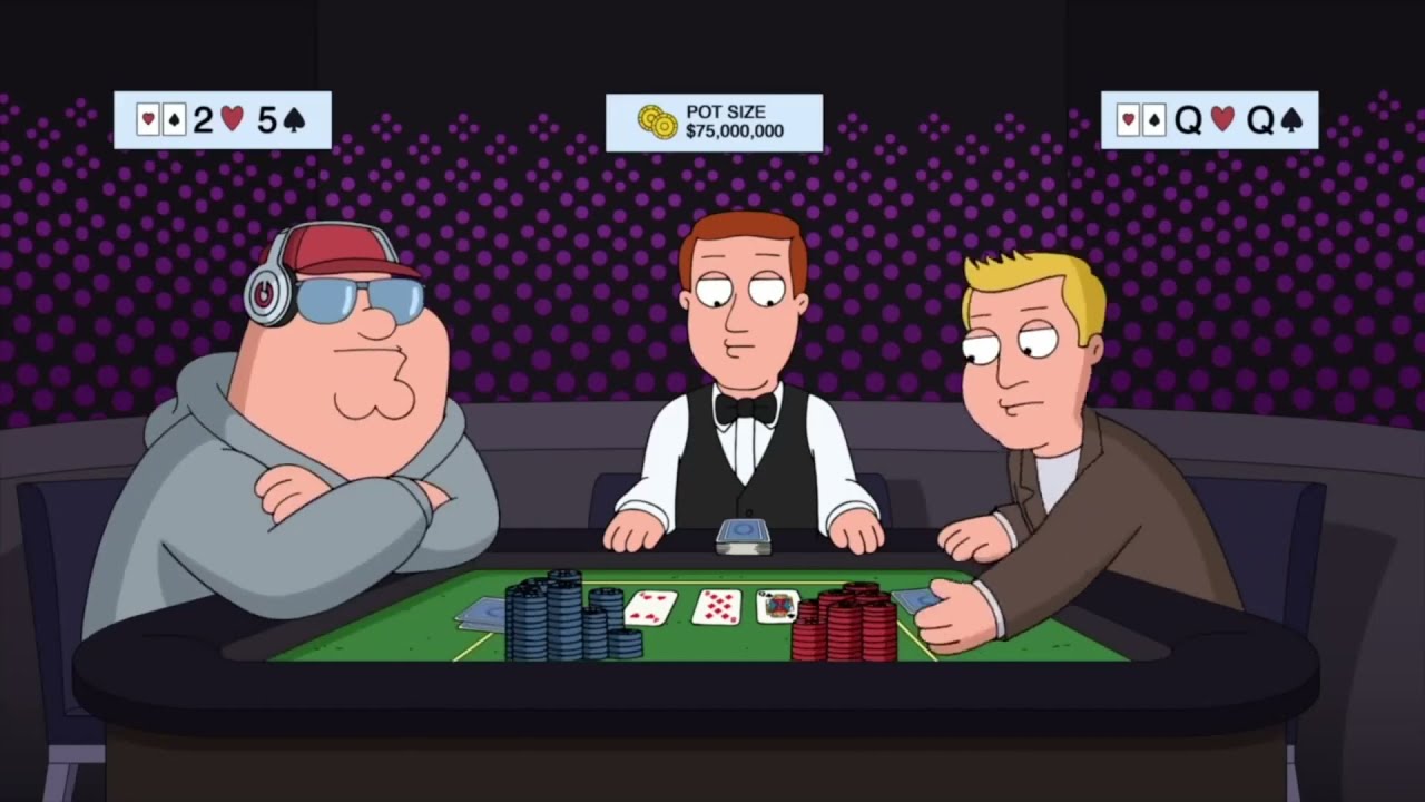 Family Guy - Secret gay boyfriend (Peter plays poker) - YouTube