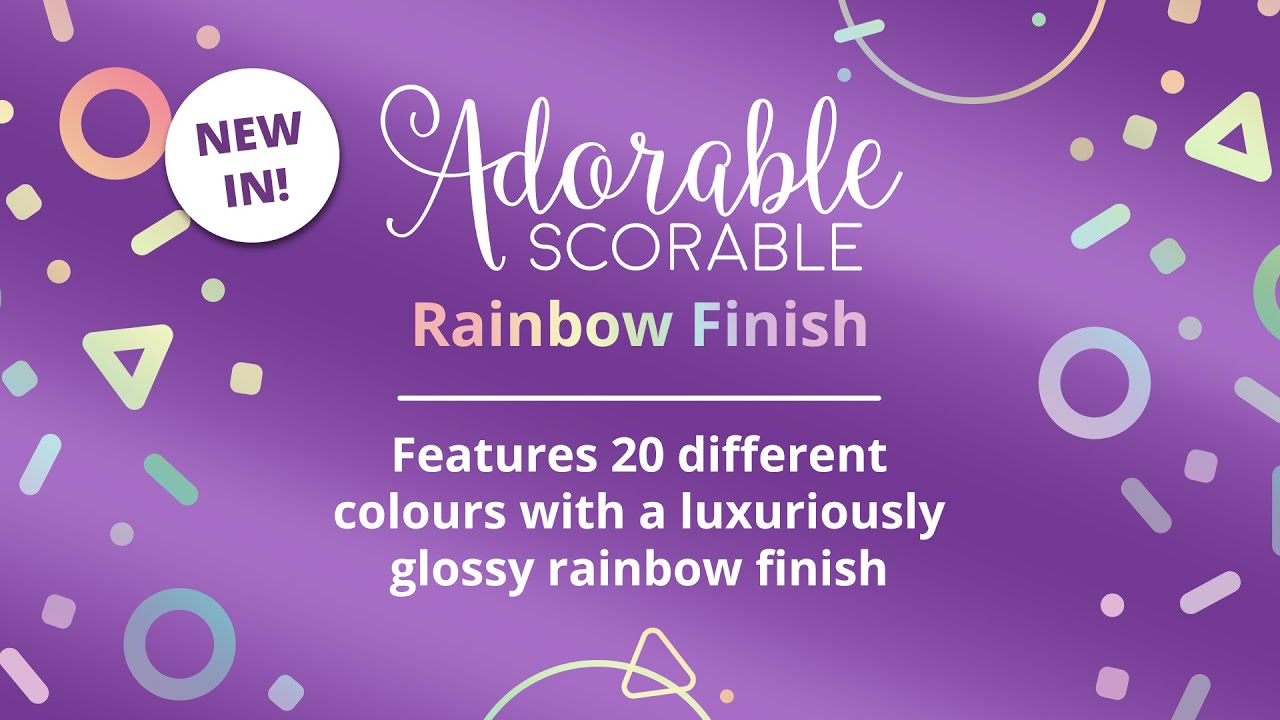 NEW Rainbow Finish Adorable Scorable - YouTube