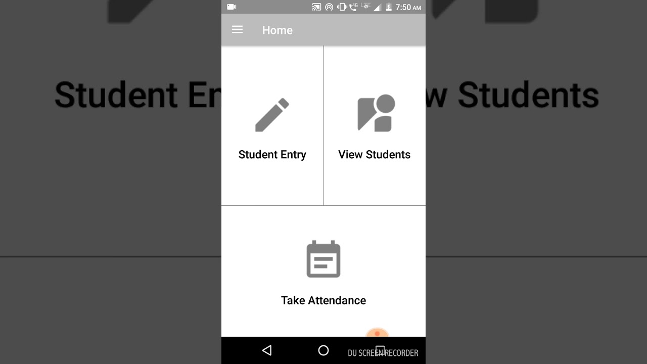 Class Attendance app for School - YouTube