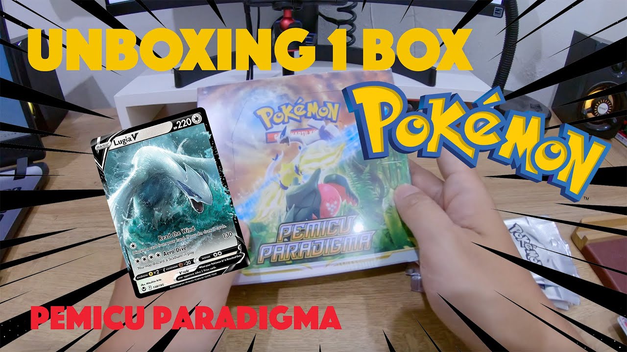 PERDANA UNBOXING SATU BOX KARTU POKEMON PEMICU PARADIGMA! - YouTube