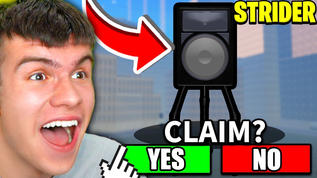 How To Unlock The SPEAKER STRIDER MORPH In Roblox SkibiVerse! Find ...