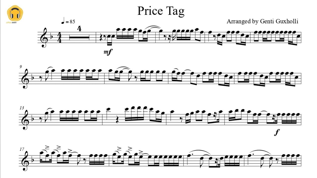 Price Tag by Jessie J ft. B.o.B (Flute Solo with Piano Accompaniment ...