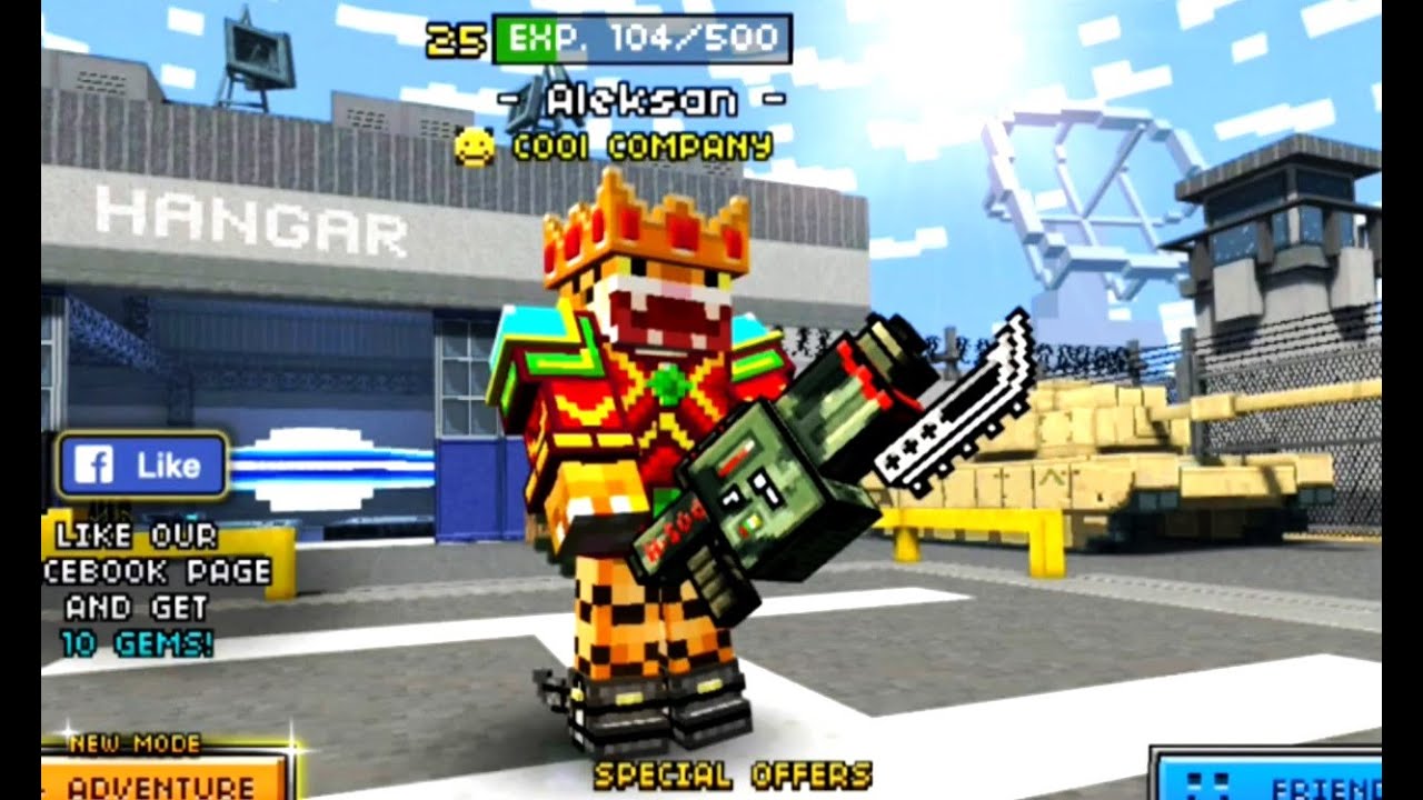 Pixel Gun 3D Minecraft Style New Weapons | New Maps | Новое оружие и ...