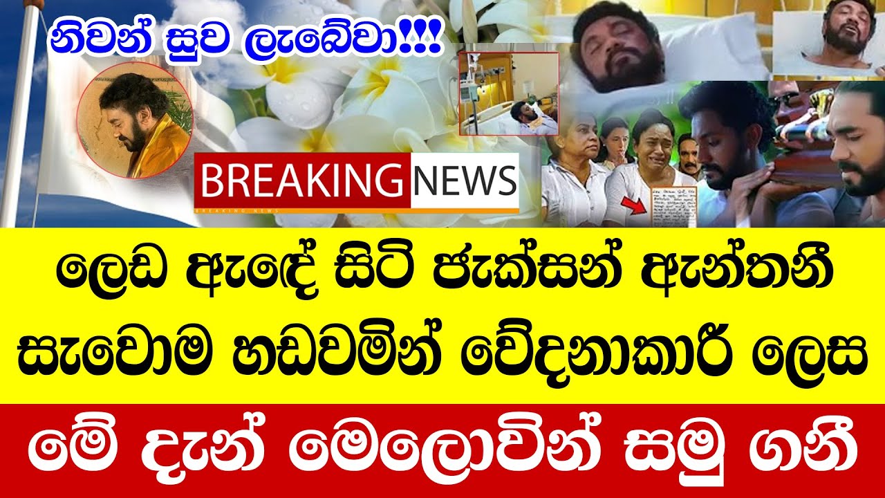 NEWS 1st TODAY BREAKING NEWS | here is special sad news jakshan anthani ...