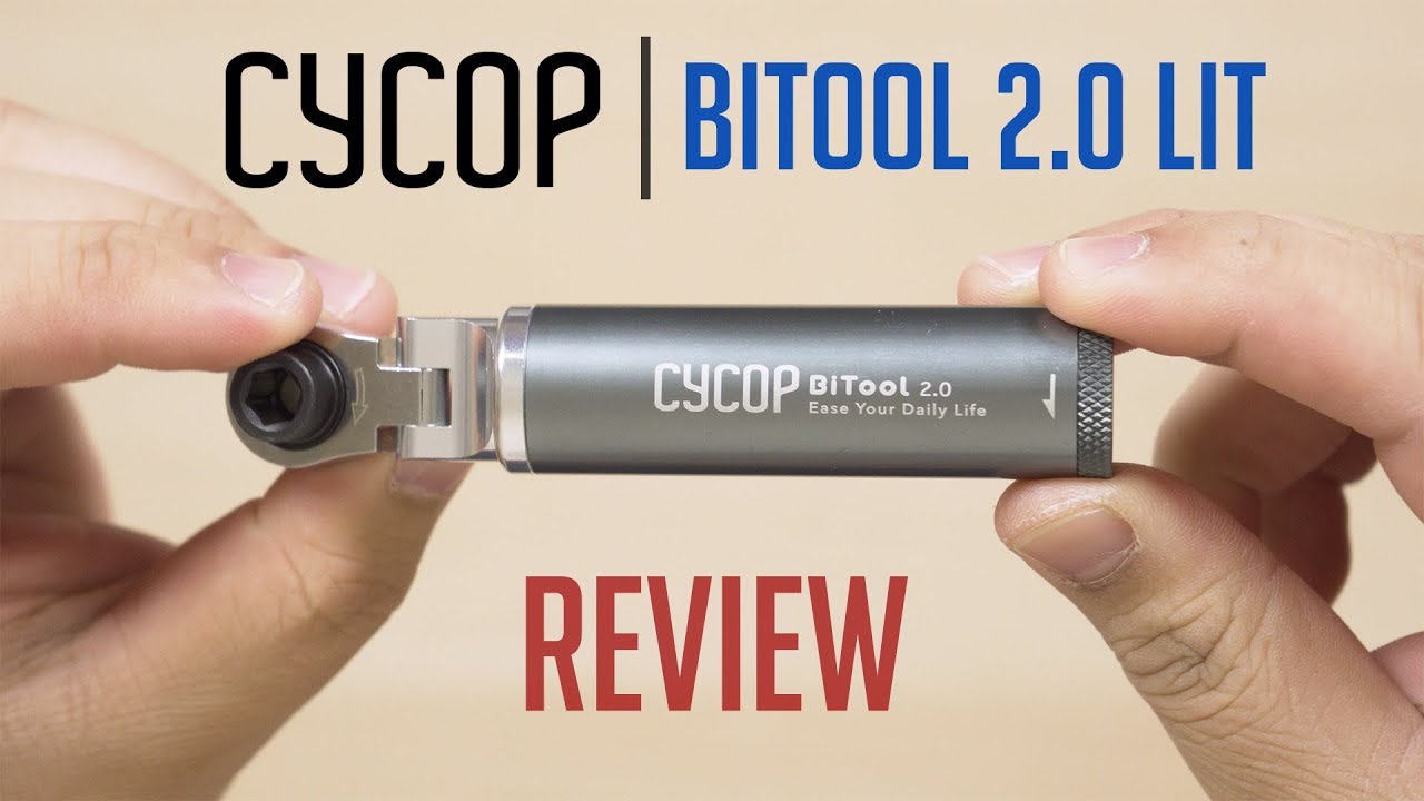 EDC Screwdriver Wrench Improved? - Cycop Bitool 2.0 Lit | Review - YouTube