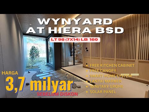 Wynyard Hiera BSD Tipe 7x14 m2 ( 98 m2 ) - YouTube