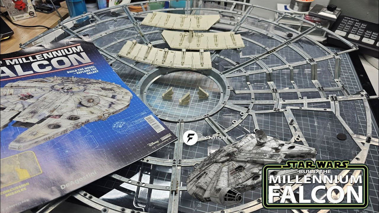 Build the Star Wars Millennium Falcon - Pack 8 - Stage 32-36 - YouTube