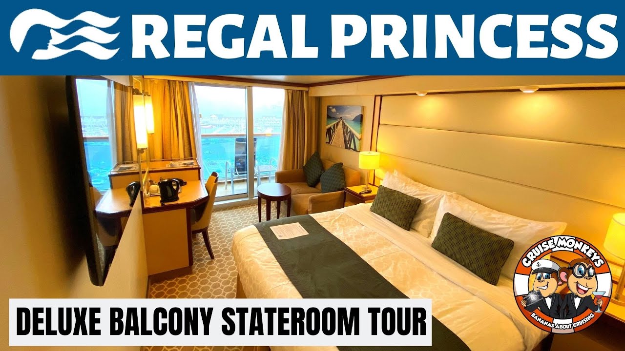 Princess Cruises - Regal Princess Deluxe Balcony Stateroom Tour - M721 ...