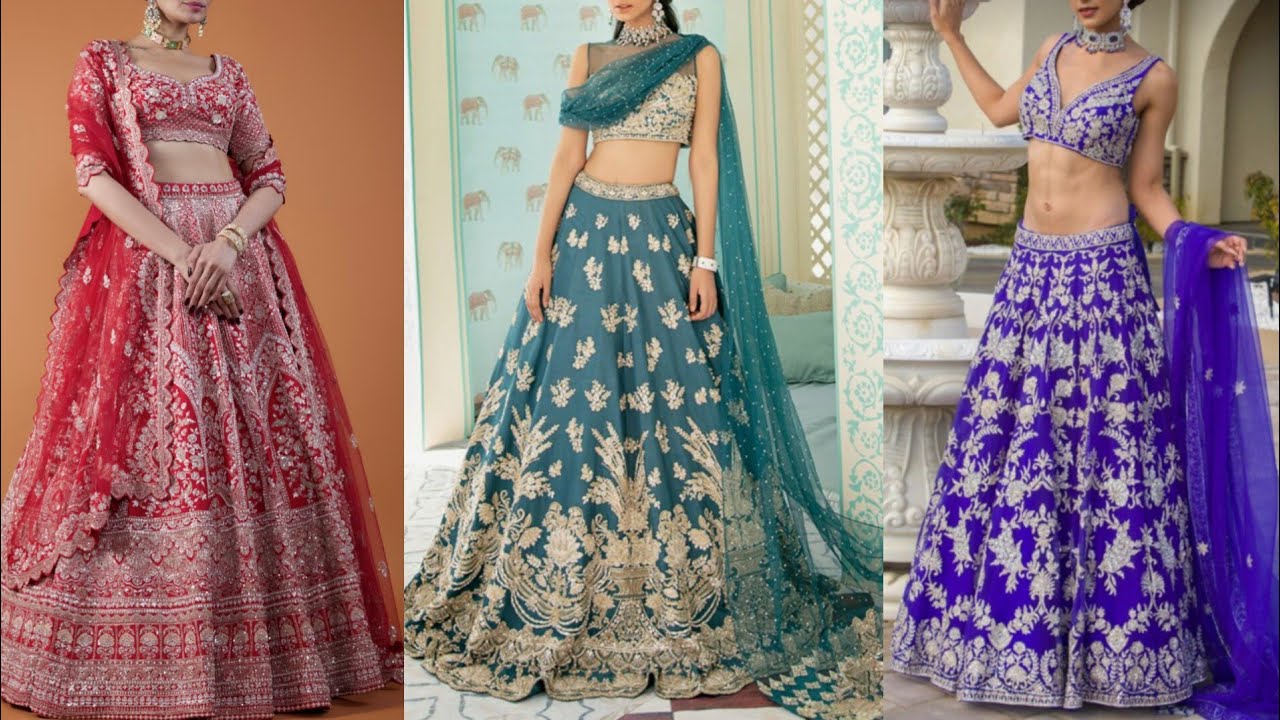 Ever Stylish Looks Fancy Lehenga Choli 🤩||Most Designer Lehenga 💓 ...