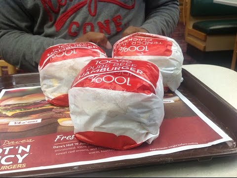 Wendy's T-Rex Burger Challenge | The Burger Crawl - Pilot Episode - YouTube