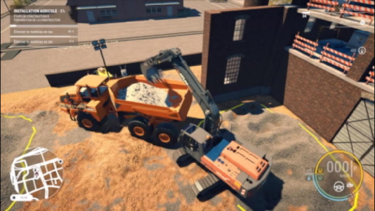 Construction simulator 22 épisode 34 installation agricole map 🇺🇸 - YouTube