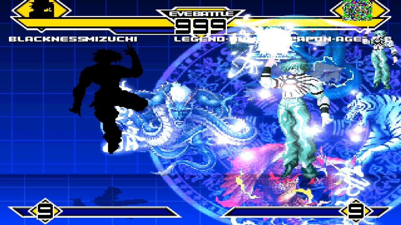 MUGEN - Extremely Rare Chars - Blackness_Mizuchi vs. Legend-Human ...