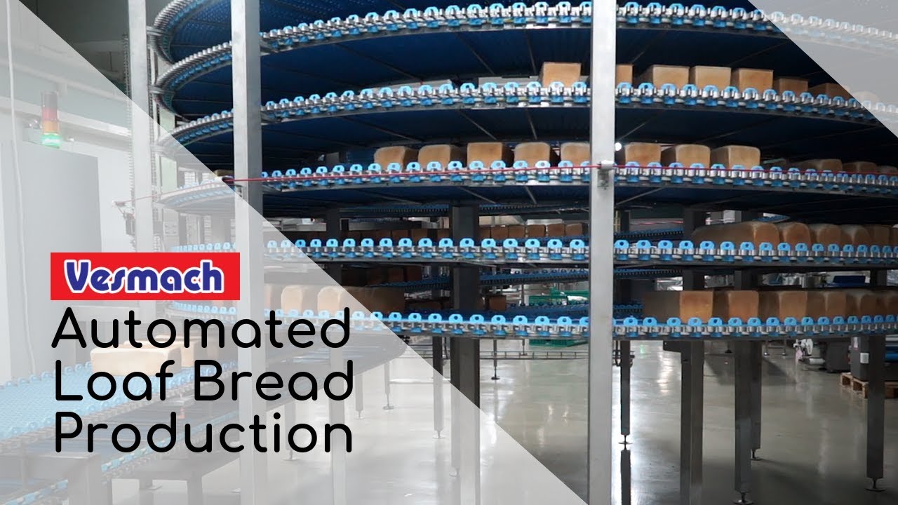 Vesmach Automated Loaf Bread Production - YouTube