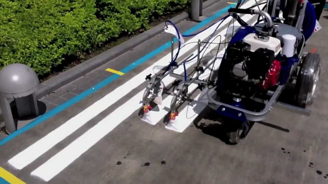 Graco LineLazer 130HS Taiwan Demo - YouTube