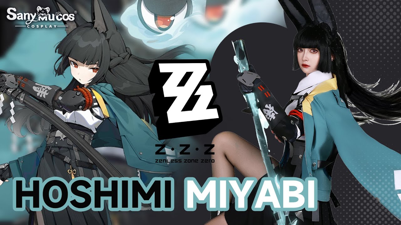 【SanyMuCos】Zenless Zone Zero Hoshimi Miyabi Cosplay Costume Plus Size ...