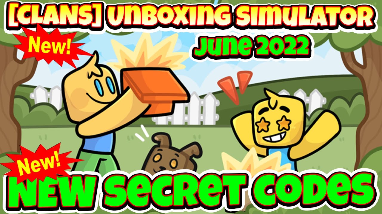 2022 ALL SECRET CODES Roblox [CLANS]📦 Unboxing Simulator 📦, NEW CODES ...