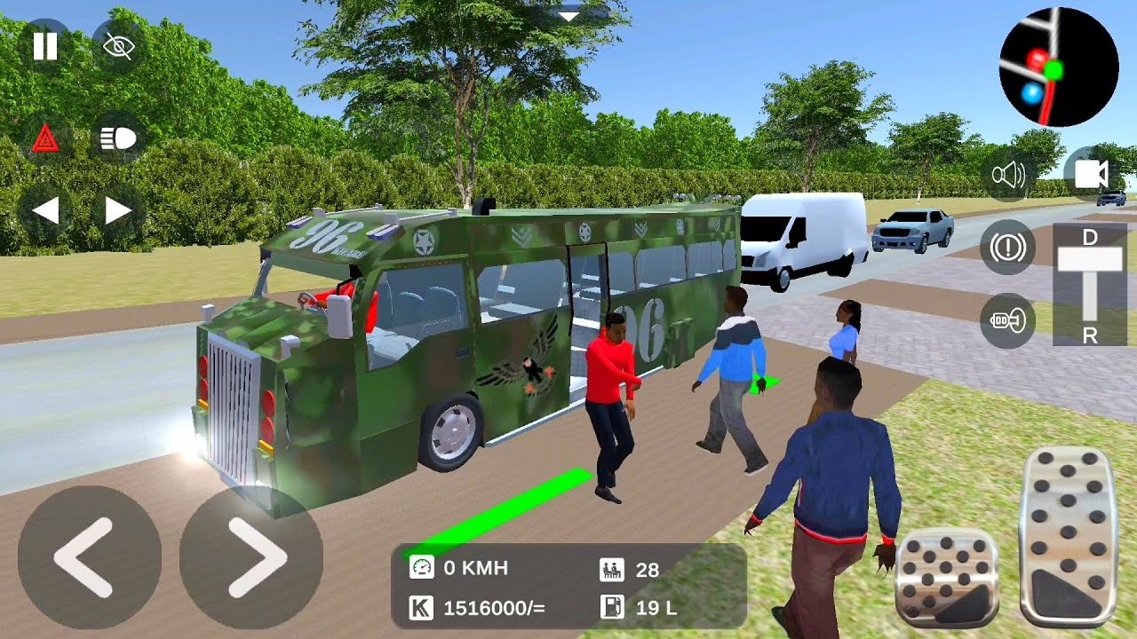 NGANYA UNLIMITED RONGAI 👩🏾‍🦱🚌 Super Bus Army 96 Matatu Simulator ...