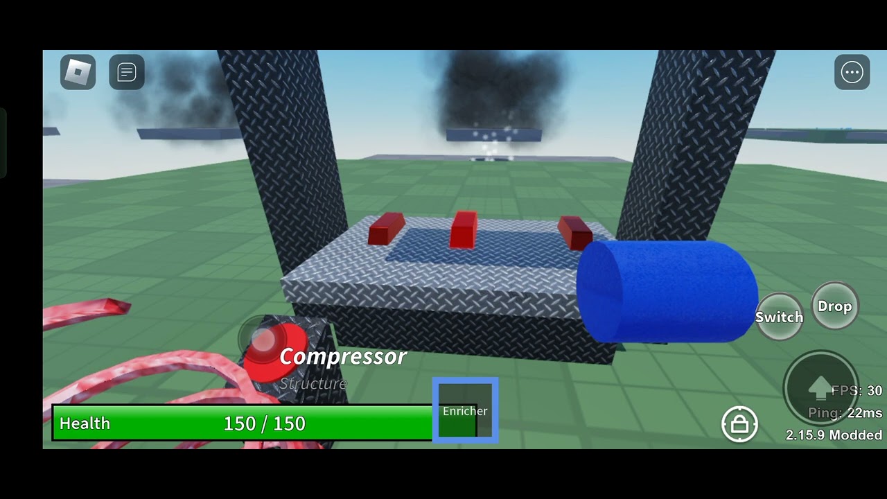 enricher farm but in a weird way |Modded Cube Combination Roblox ...