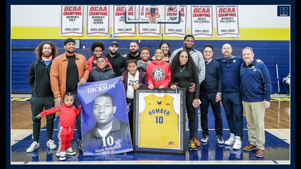 Tyrone Dickson Honoured Jersey Night - YouTube