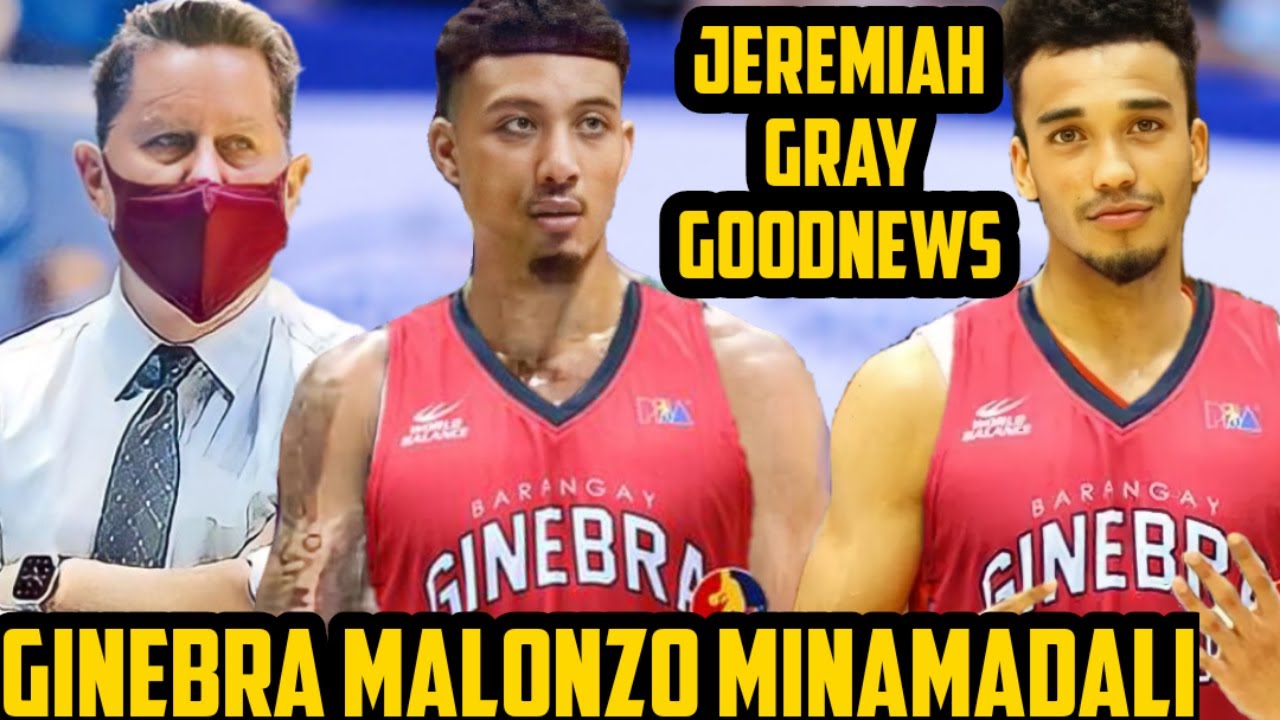 PBA LIVE : GINEBRA JAMIE MALONZO MINAMADALI NA | JEREMIAH GRAY GOODNEWS ...