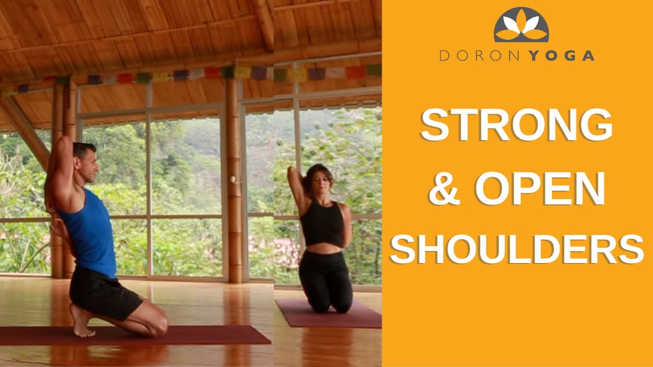 Yoga for Strong and Open Shoulders | 50 min Power Yoga for Flexible ...