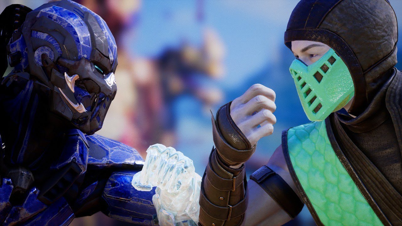 Mortal Kombat 1 - Cyber SubZero Vs Chameleon - YouTube