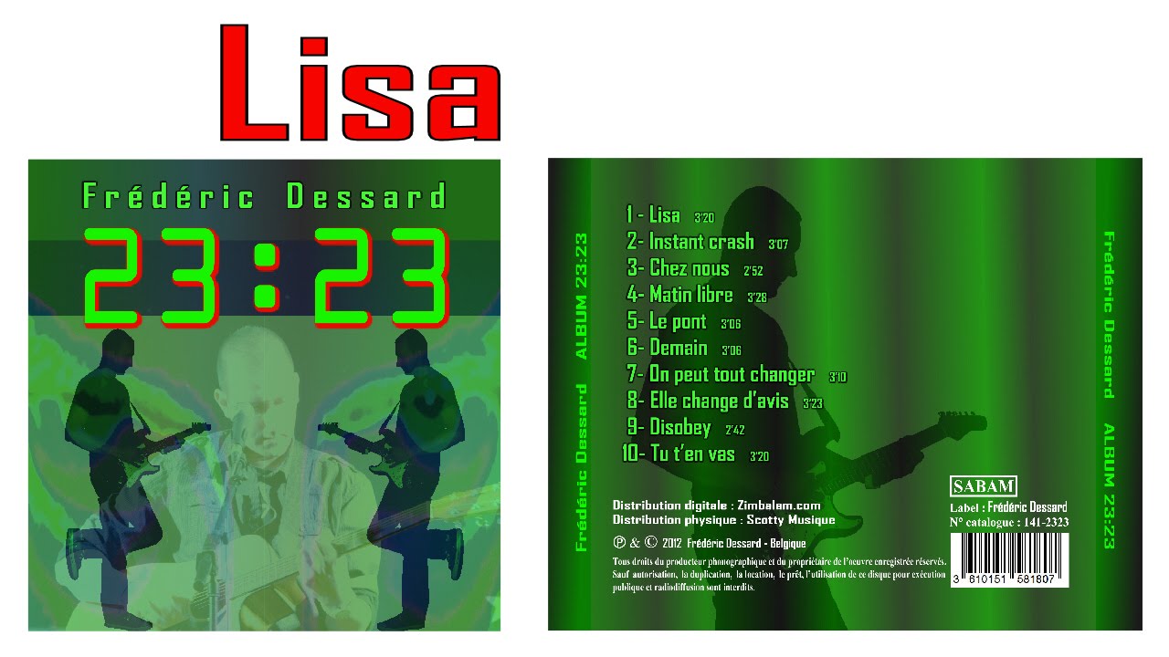 Frédéric Dessard - Lisa (audio) - YouTube