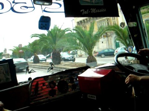 Bus ride to Bugibba, Malta. - YouTube
