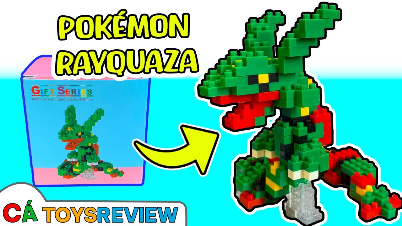 Pokemon Rayquaza Phiên Bản Lắp Ráp Craft Rayquaza Mini Lego Cá ...