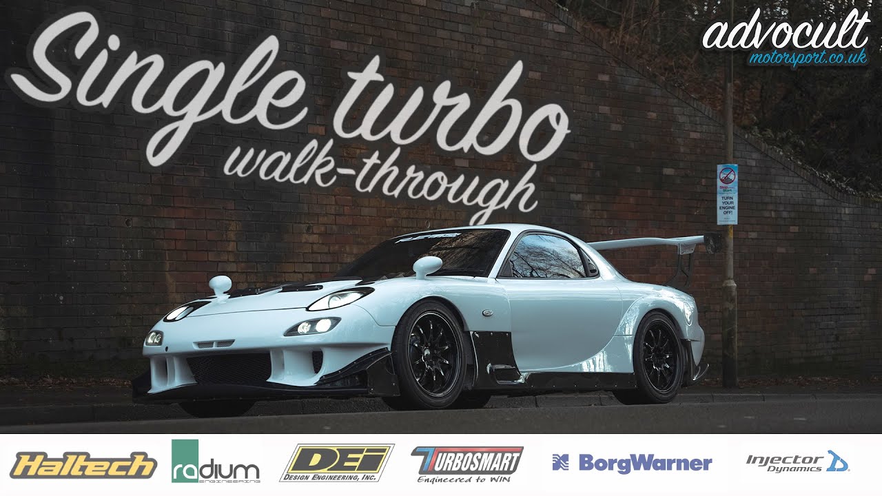 RE Bodied, Single turbo RX7 FD finished build walk around by Advocult ...