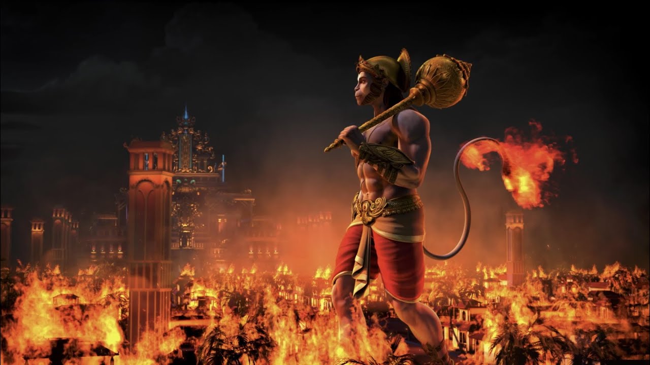 One of the best song of lord Hanuman in Shrimad Ramayan . Jai Pavan ...