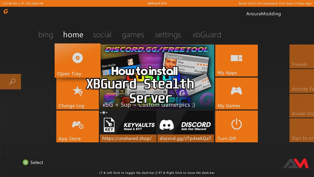 How to Install xbGuard Stealth Server Xbox 360 | +Download | [JTAG/RGH] - YouTube