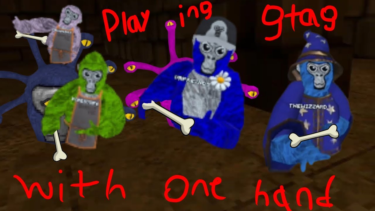 I Play Gtag But I Do A Race To Finish Basement Maze But With 1 Hand ...