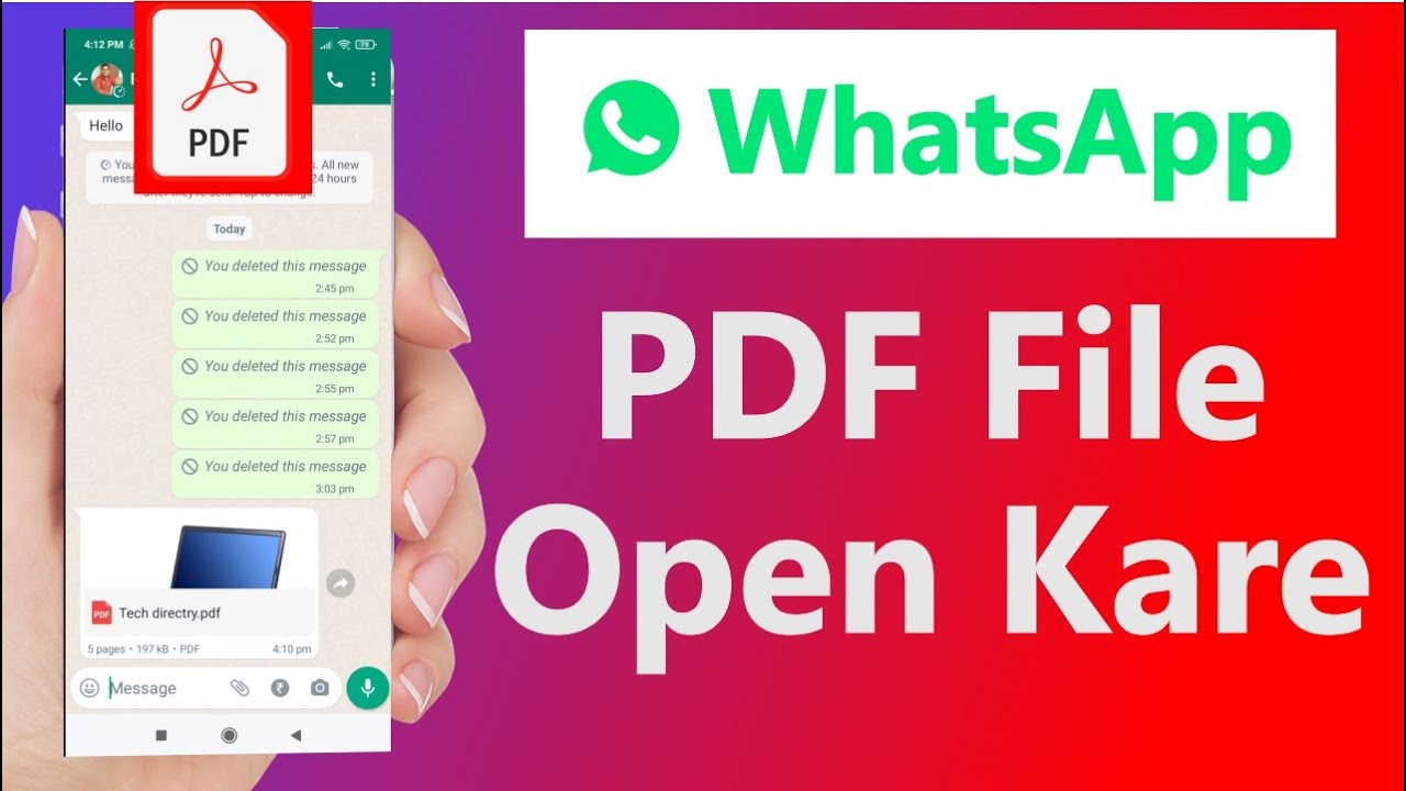 Open PDF File In WhatsApp WhatsApp Par PDF File Open Kare PDF Kaise Open PDF File In WhatsApp WhatsApp Par PDF File Open Kare PDF Kaise