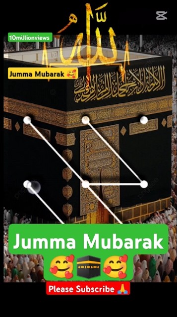 {JUMMA MUBARAK }Allah name pattern code 🥰#jummamubarak #allah #name #pattern #kabashareef # ...