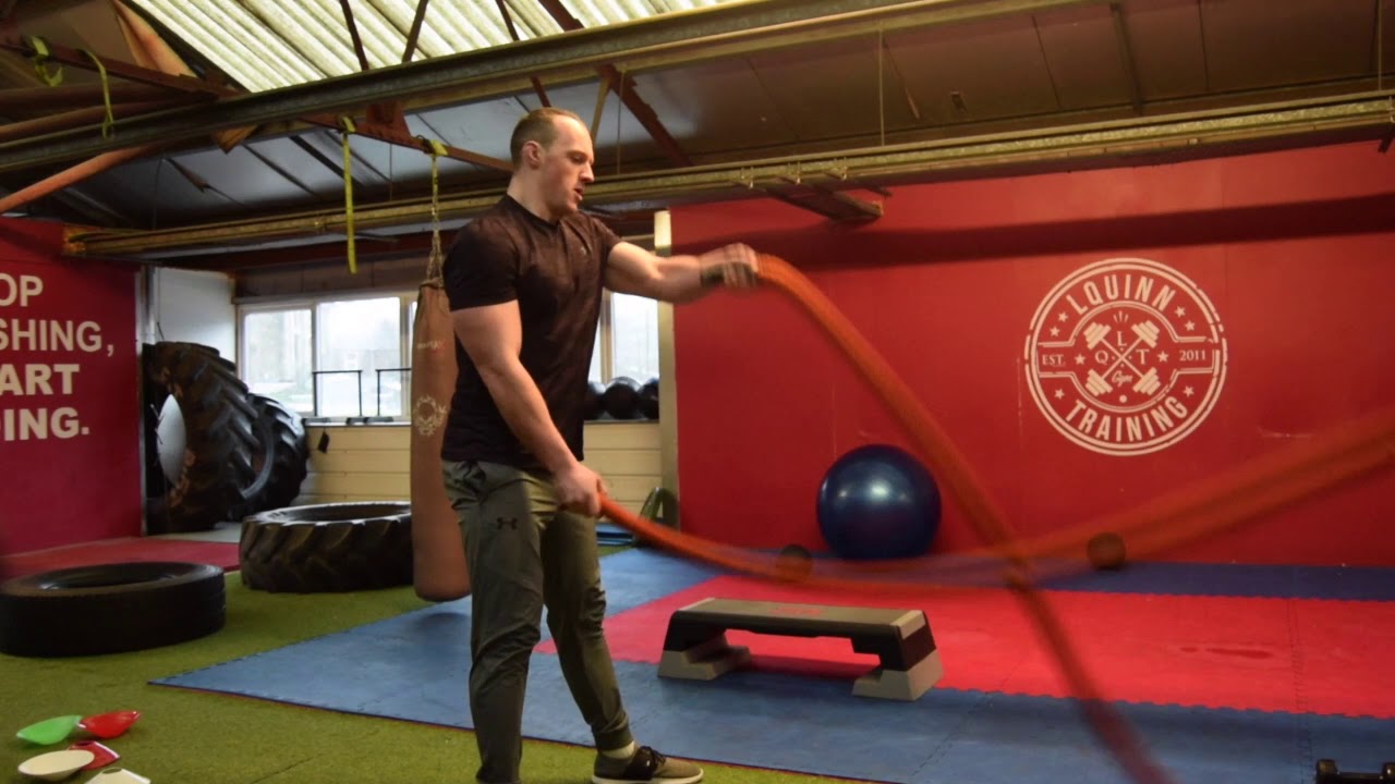Rope Waves and Squat - YouTube