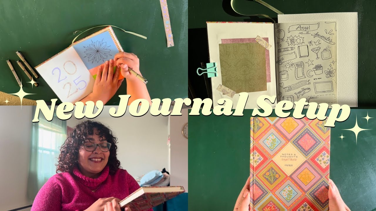 New Journal Setup | new 2025 journal, follow along while I start ...
