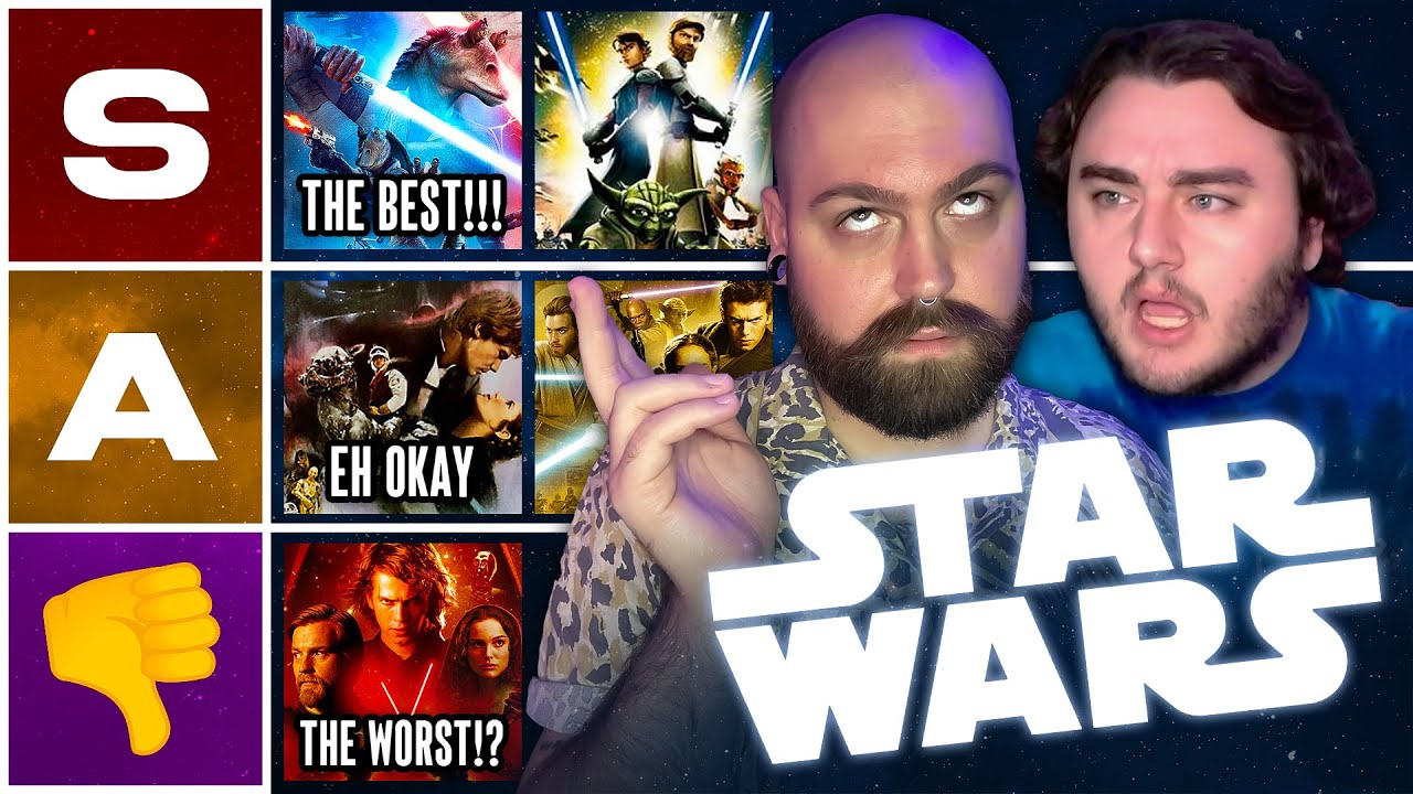 STAR WARS MOVIE TIER LIST (Ranking the Star Wars Movies) - YouTube