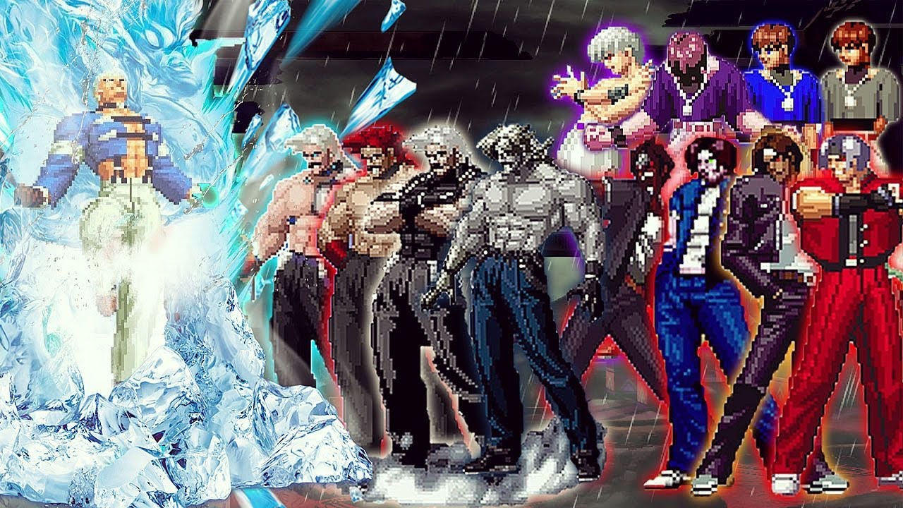 [KOF Mugen] Frozen Yashiro Vs Orochi kusanagi, Orochi Chris, Bosses ...