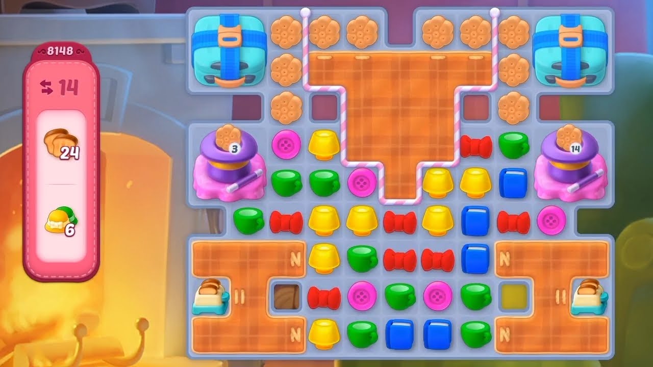 homescapes level 8148 | homescapes super hard level - YouTube