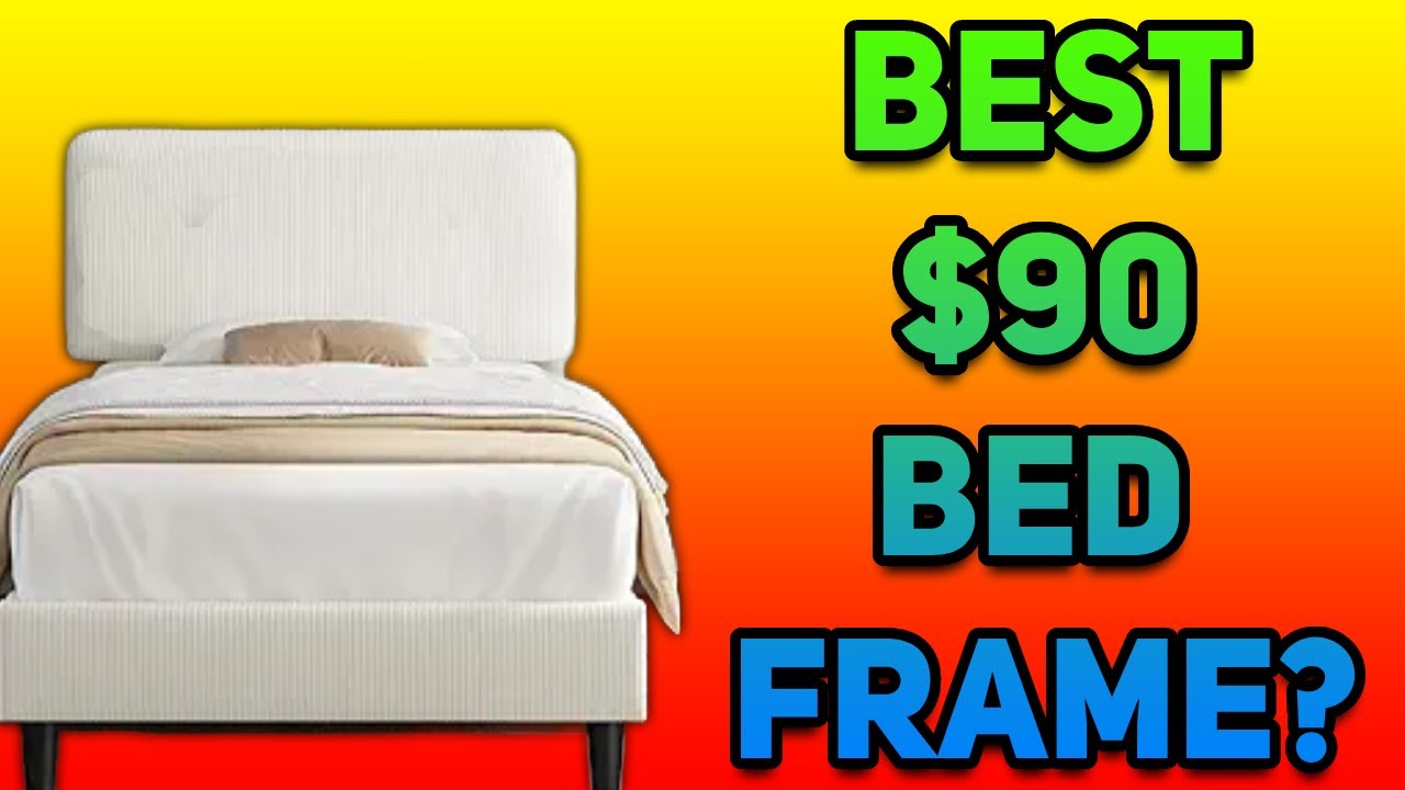 The Best Twin Bed Frame for Under $100 on Amazon! (Yaheetech Twin Bed ...