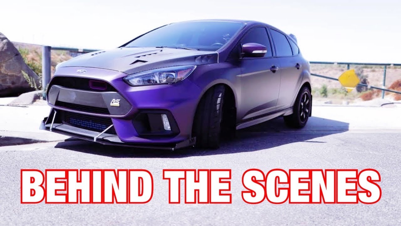 Wrapping My Focus RS | Behind The Scenes - YouTube