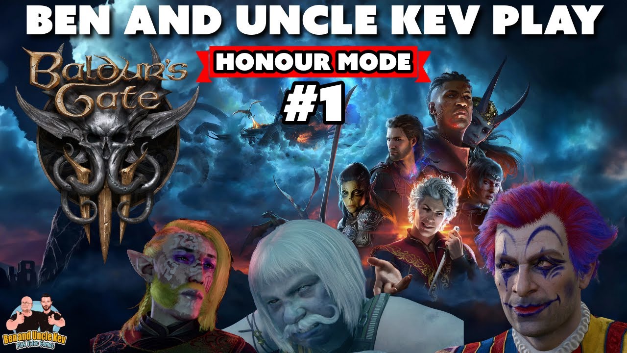 Baldur's Gate 3 - Honour Mode - #1 - Ben and Uncle Kev Play Video Games - YouTube