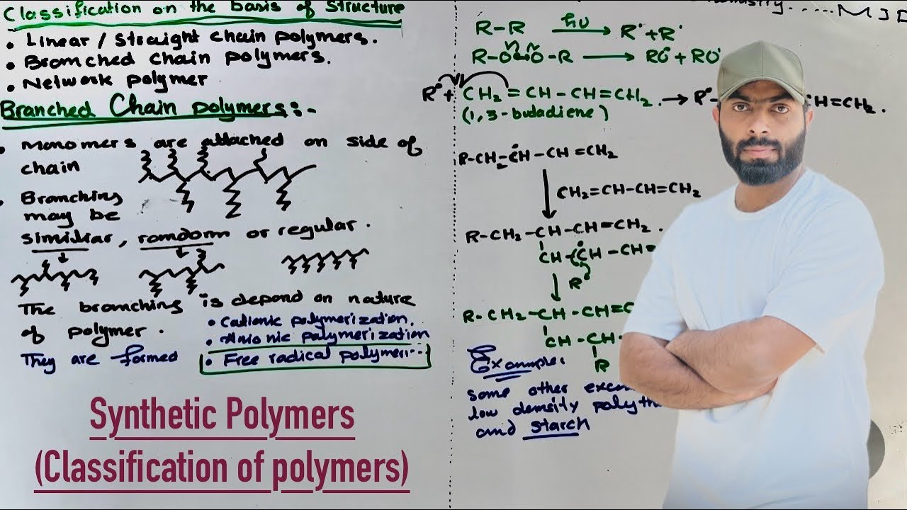 Part-3. polymers Chemistry | Classifications of polymers ...