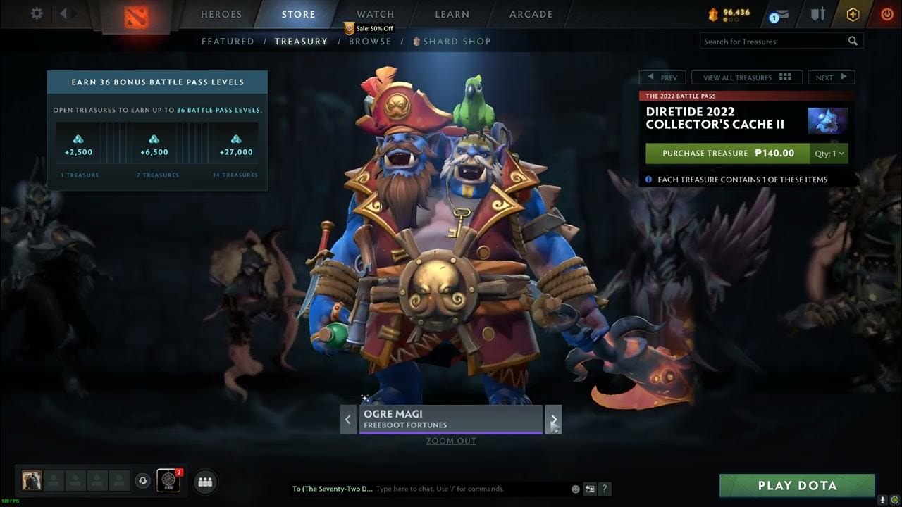 DOTA 2 DIRETIDE 2022 COLLECTOR'S CACHE II - YouTube